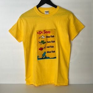 Gildan | Tops | One Fish Two Fish Book Tshirt Size Small | Poshmark